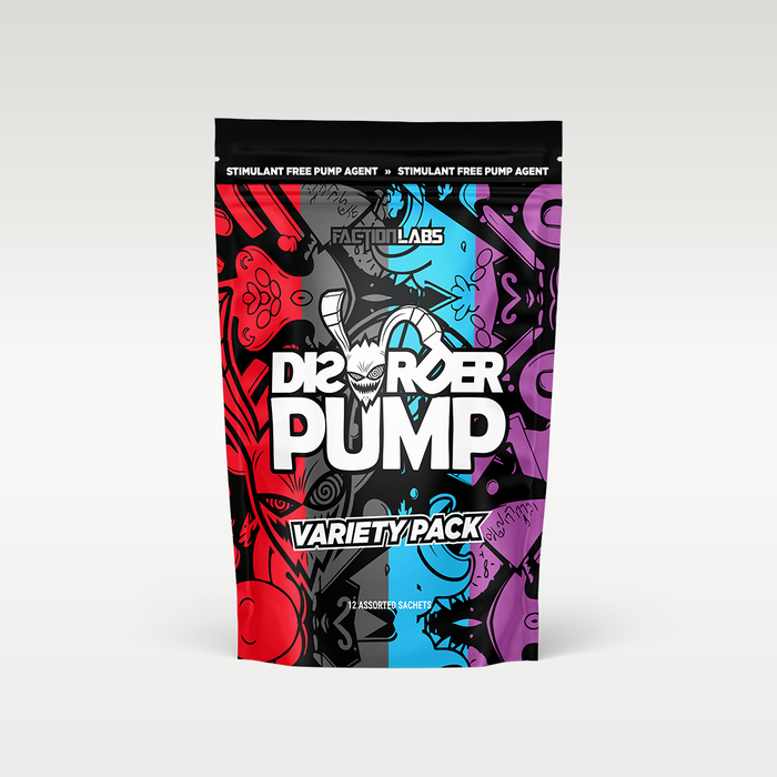 Disorder Pump - 8 Single Serve Sachets - Variety Pack