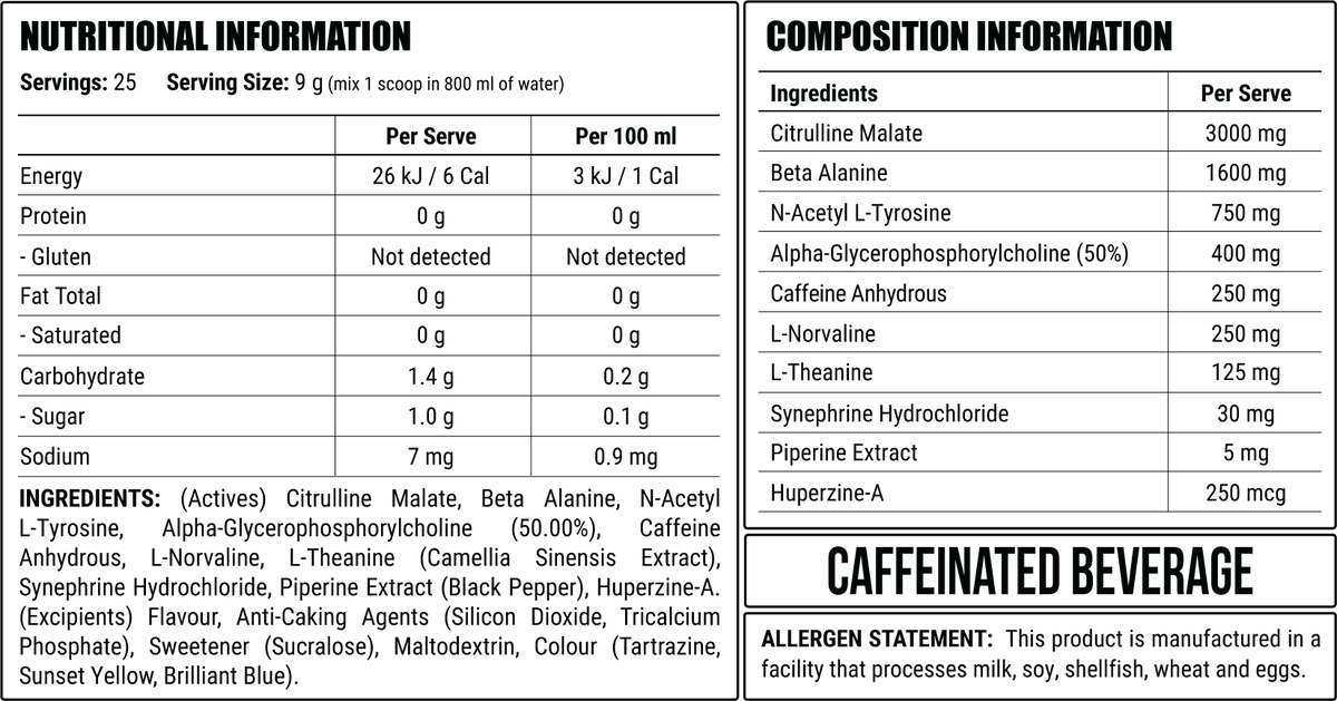 DISORDER | Australia's Best Selling Pre-Workout
